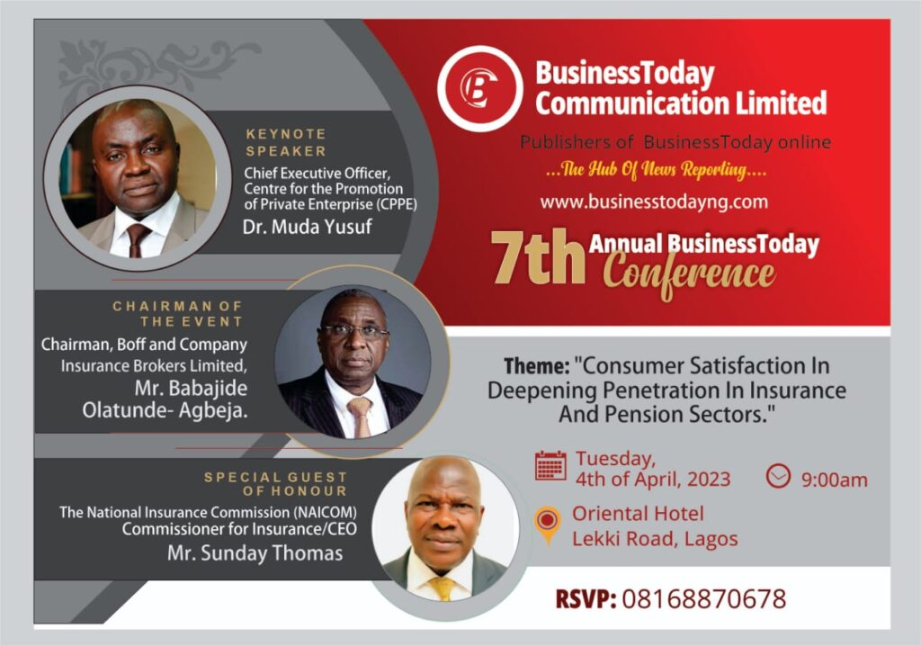Sunday Thomas, Muda Yusuf, Agbeja to speak at BusinessToday 2023 ...